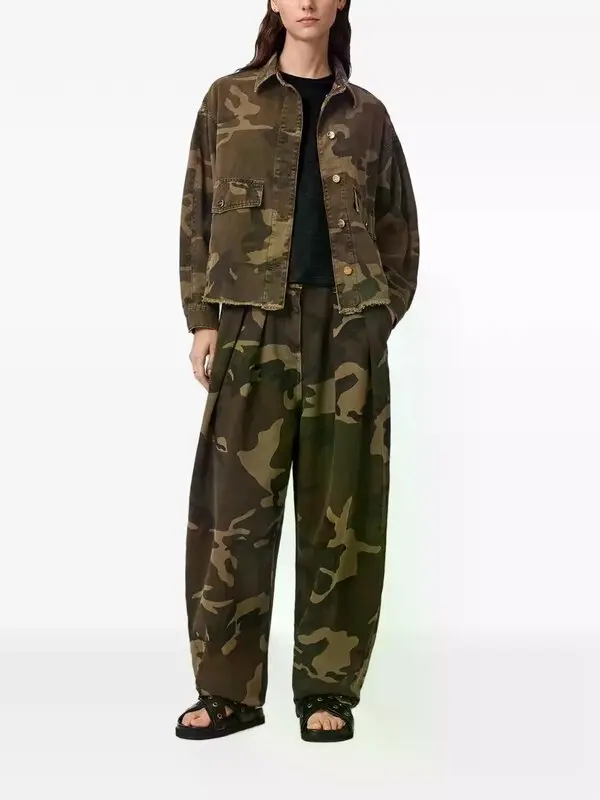 ALLSAINTS Hettie Camouflage Print Jacket