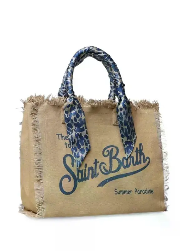 MC2 SAINT BARTH Logo Print Tote Bag