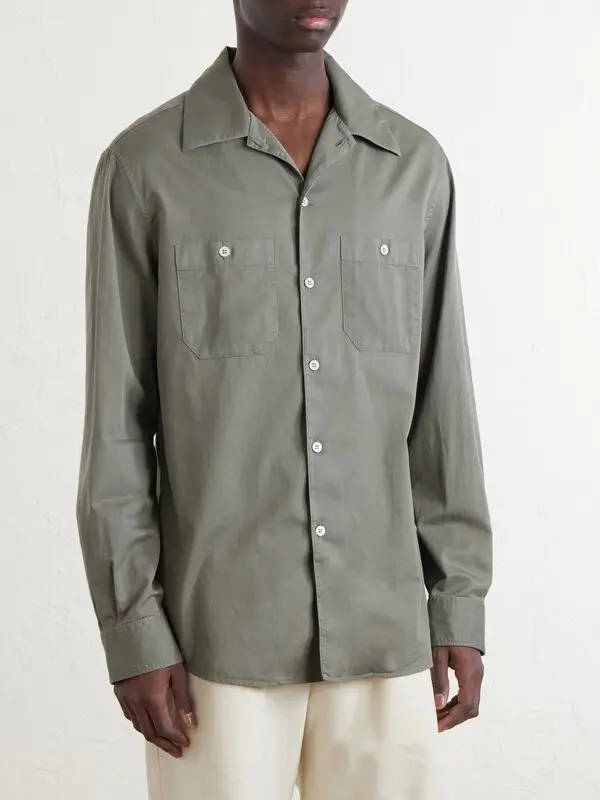 Brunello Cucinelli Cotton-twill Shirt