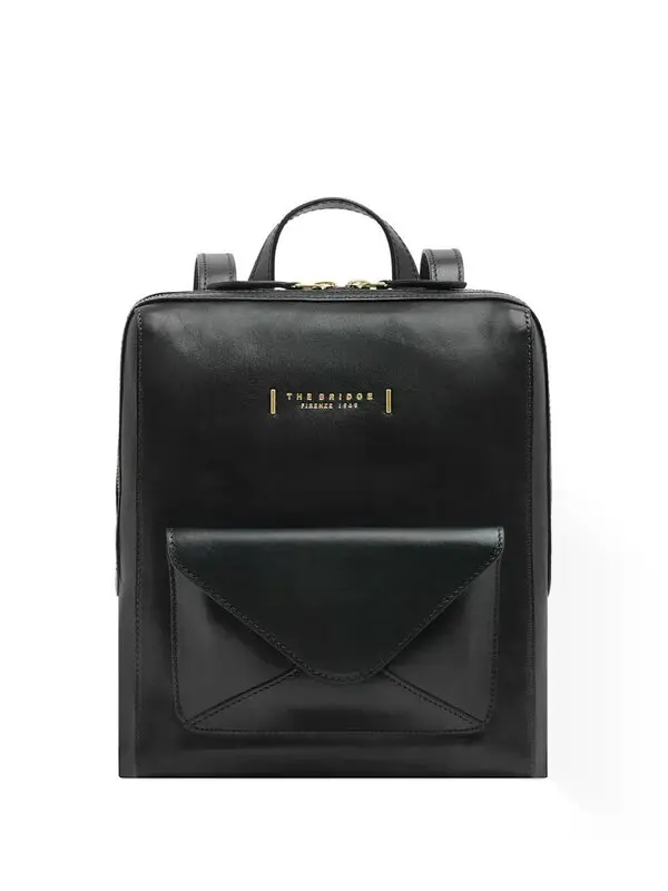 THE BRIDGE Frida Leather Backpack - Black