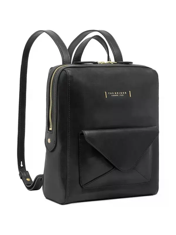 THE BRIDGE Frida Leather Backpack - Black