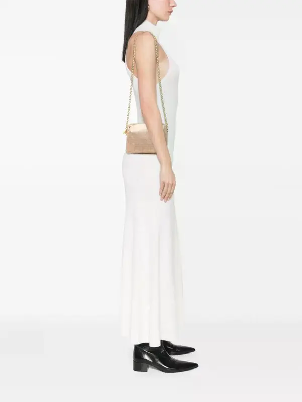 Fendi 20th Century Zucca Canvas Chain Shoulder Bag - Neutrals
