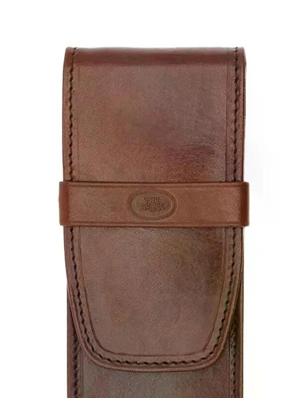 THE BRIDGE Story Leather Fold-over Pen Case