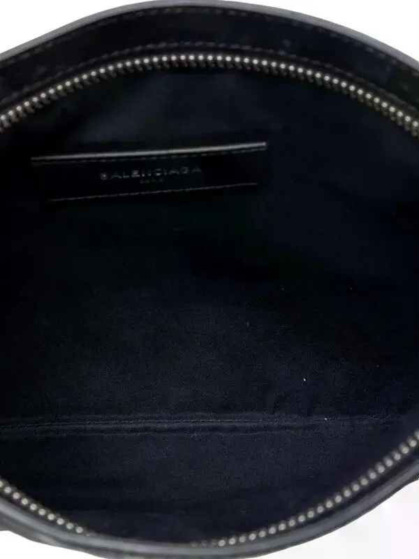 Balenciaga Leather Graffiti Clutch Bag