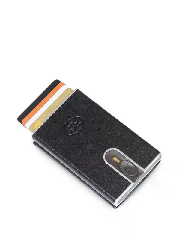 THE BRIDGE Story Rfid-protected Leather Cardholder - Black