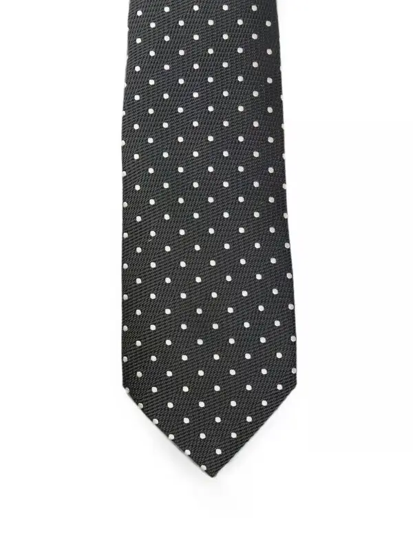 TOM FORD Polka-dot Neck Tie - Grey