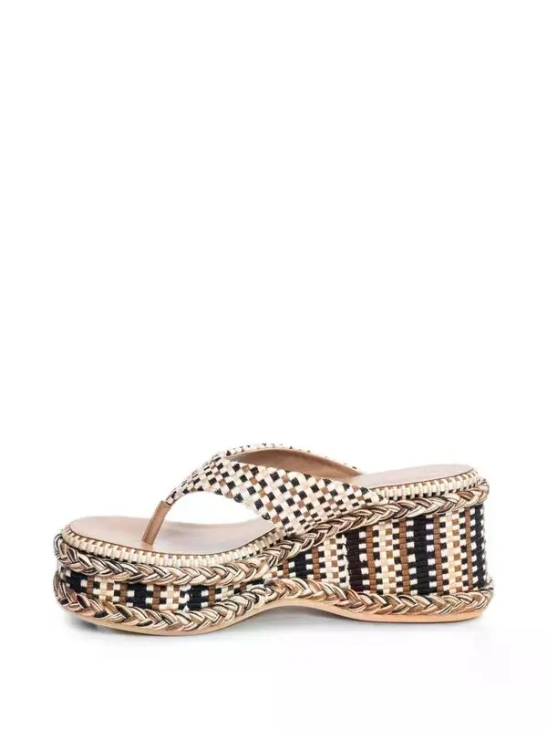 AMAMBAIH Ramona Woven Platform Sandals