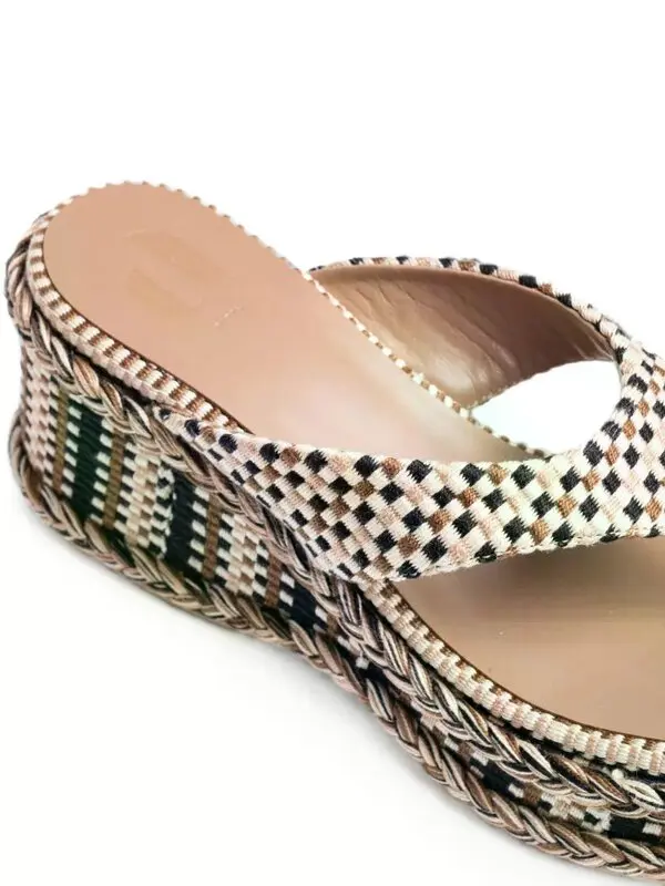 AMAMBAIH Ramona Woven Platform Sandals