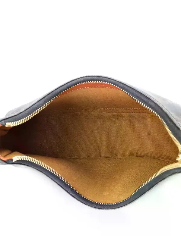 Celine Ava Triomphe Coated Canvas Hobo Bag - Brown