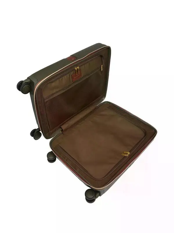 THE BRIDGE Leather-trimmed Cabin Trolley