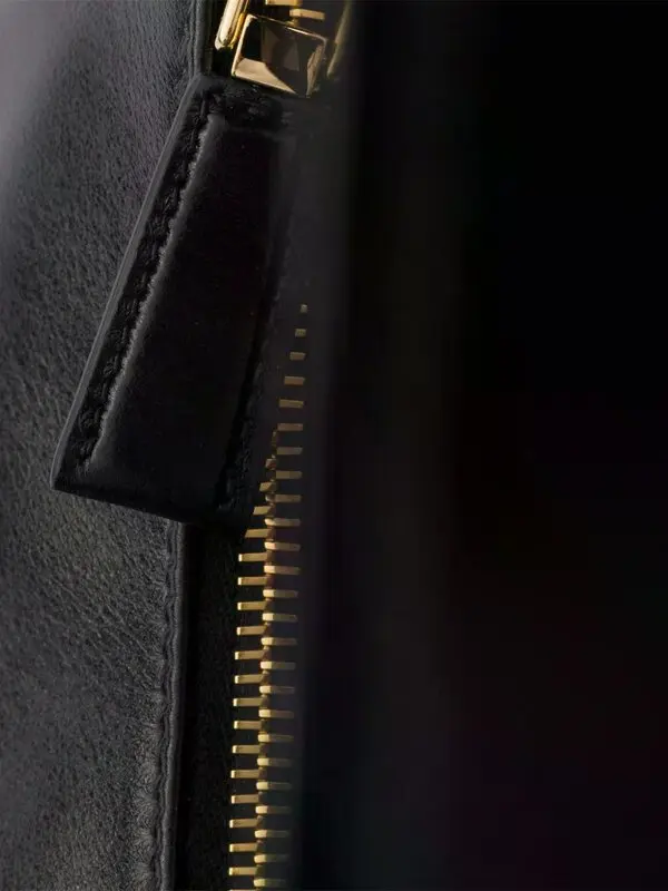 Prada Aimée Medium Leather Shoulder Bag - Black