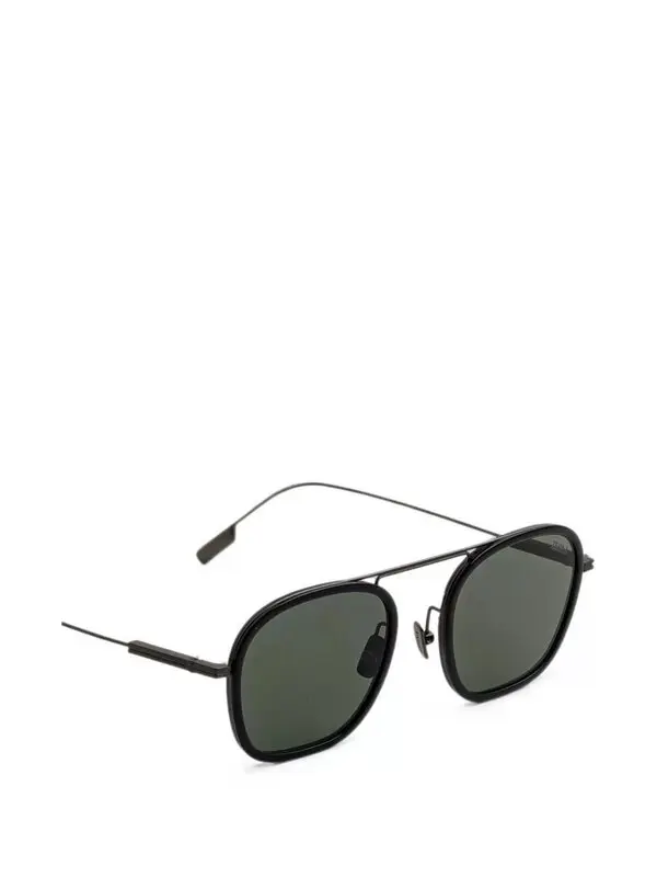 Zegna Orizzonte Square Frame Sunglasses