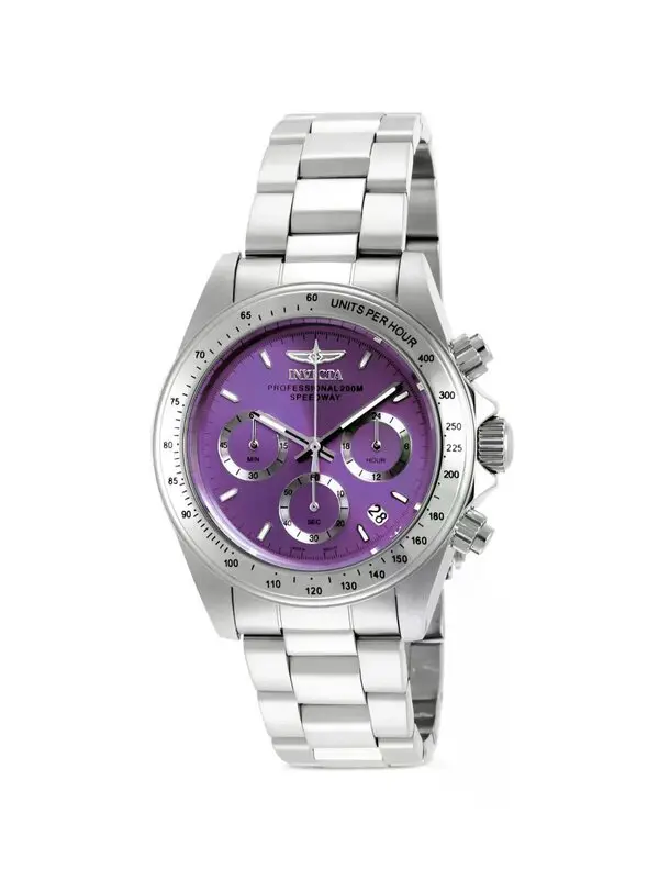 INVICTA Speedway Chronograph Watch - Purple