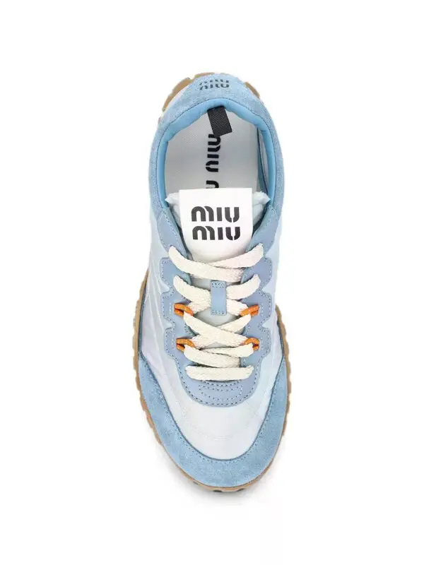 Miu Miu Logo Print Sneakers
