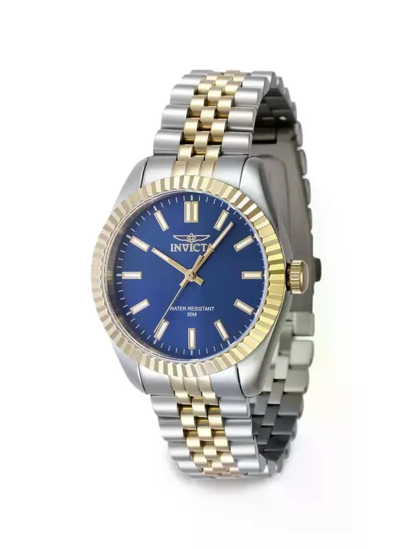 INVICTA Specialty Fluted Bezel Watch - Blue