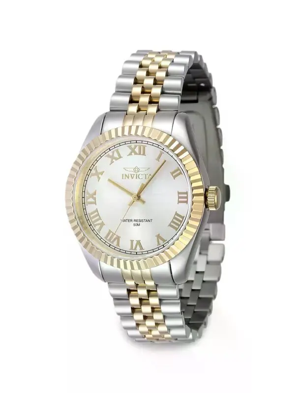 INVICTA Specialty Fluted Bezel Watch - Silver