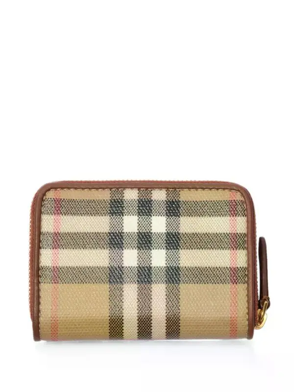 Burberry Check Coin Purse - Neutrals