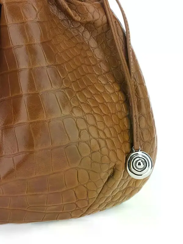 LIFFNER Croc-effect Leather Shoulder Bag