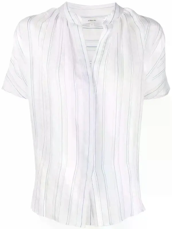 Vince Striped Short-sleeve Shirt