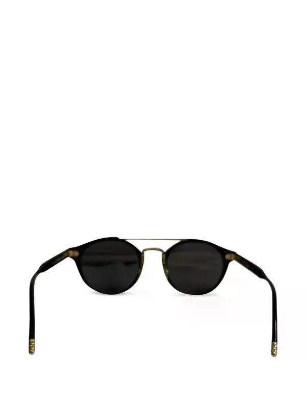 Bottega Veneta Round Tinted Sunglasses - Black