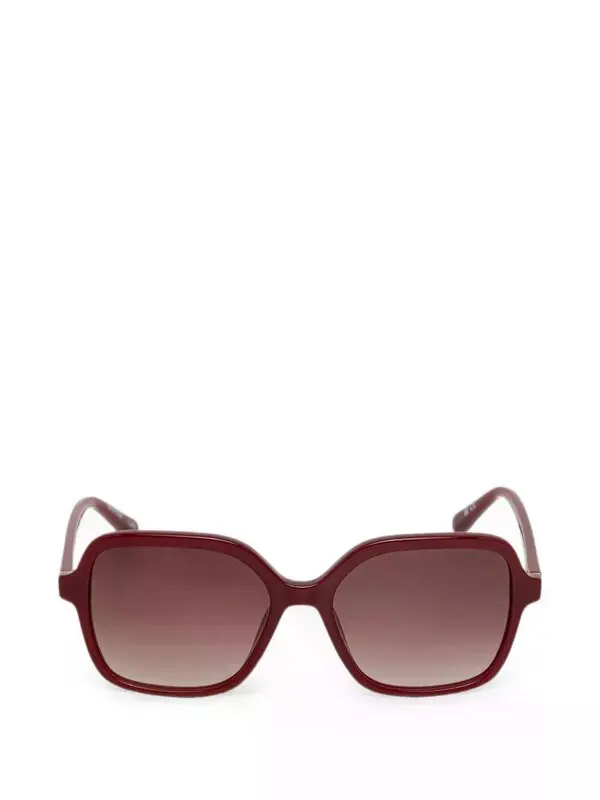 Barbour Square Frame Sunglasses - Red