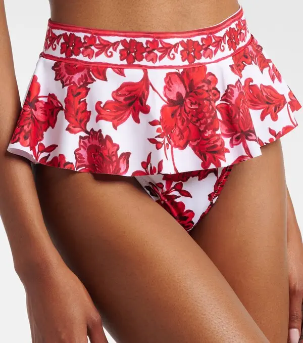ALEXANDRA MIRO Zella Floral Bikini Bottoms