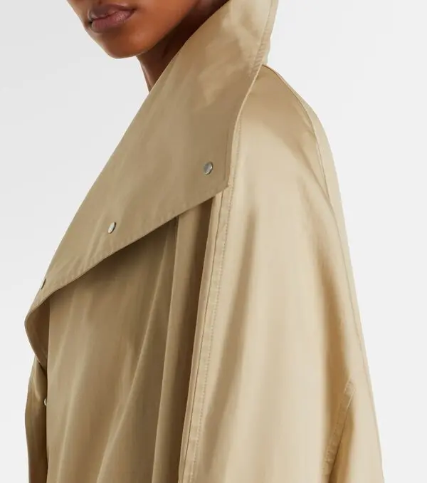 TOTEME Cotton Trench Coat - Beige