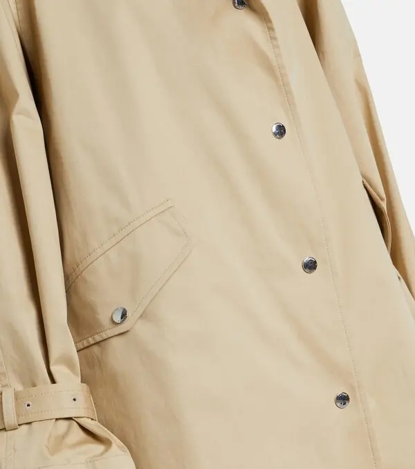 TOTEME Cotton Trench Coat - Beige