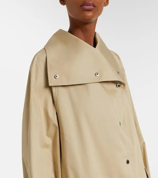 TOTEME Cotton Trench Coat - Beige