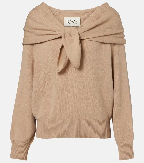Tove Malia Cashmere Sweater - Beige
