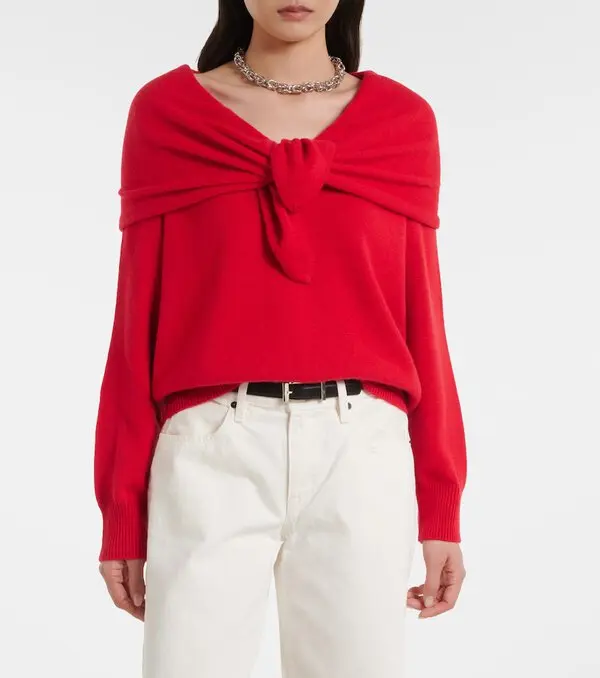 Tove Malia Cashmere Sweater - Red