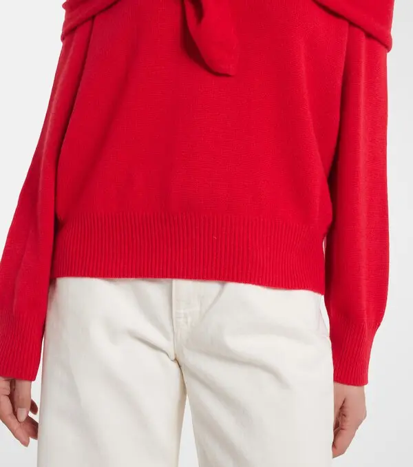 Tove Malia Cashmere Sweater - Red