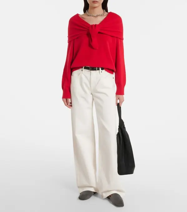 Tove Malia Cashmere Sweater - Red