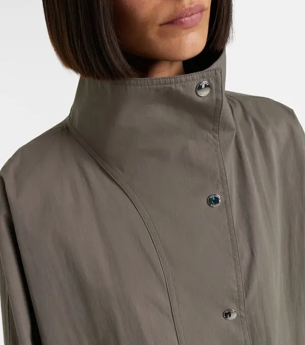 TOTEME Oversized Cotton-blend Jacket - Grey