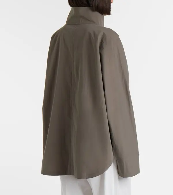 TOTEME Oversized Cotton-blend Jacket - Grey