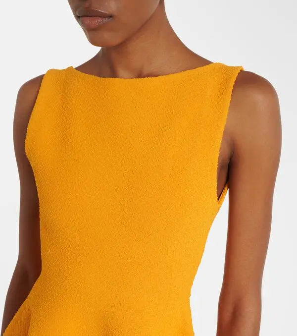 Proenza Schouler Draped Midi Dress - Yellow