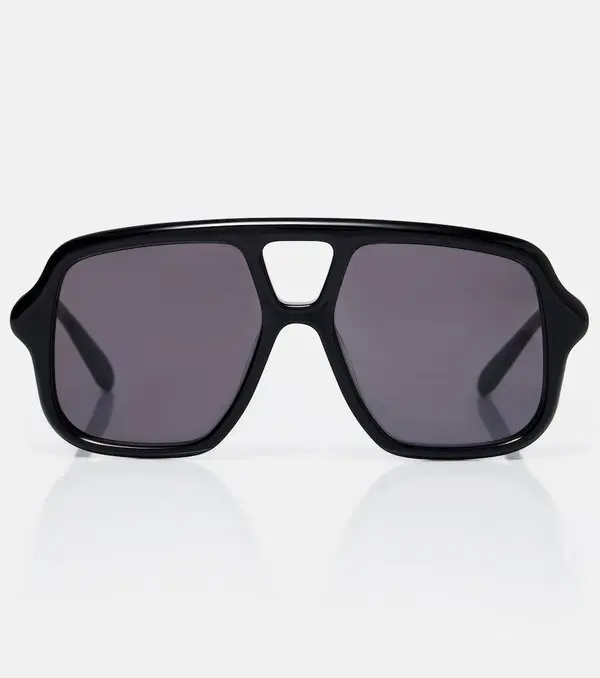 Loewe Slim Navigator Sunglasses - Black