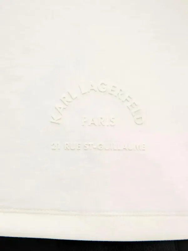 Karl Lagerfeld Embossed-logo T-shirt
