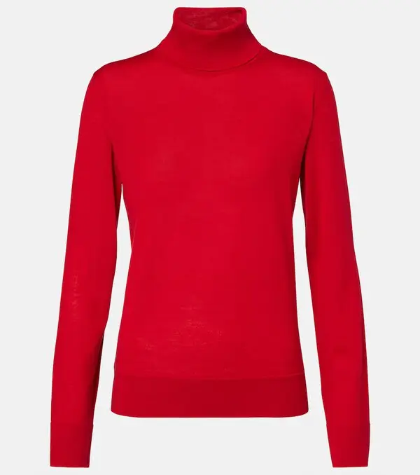 RÓHE Wool And Cashmere Turtleneck Sweater - Red