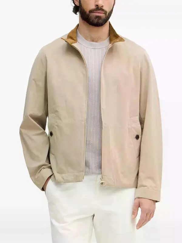 Barbour Tyneside Corduroy-collar Funnel-neck Jacket
