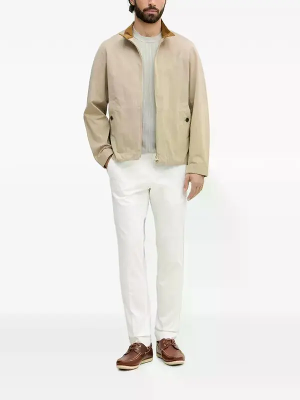 Barbour Tyneside Corduroy-collar Funnel-neck Jacket