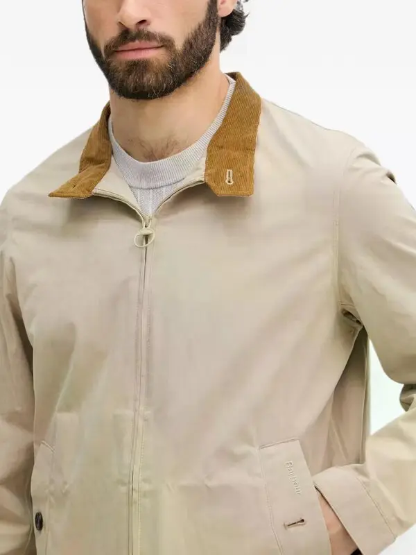 Barbour Tyneside Corduroy-collar Funnel-neck Jacket