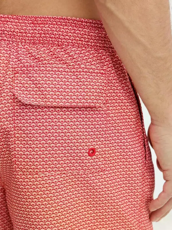 Barbour Geometric Print Swim Shorts