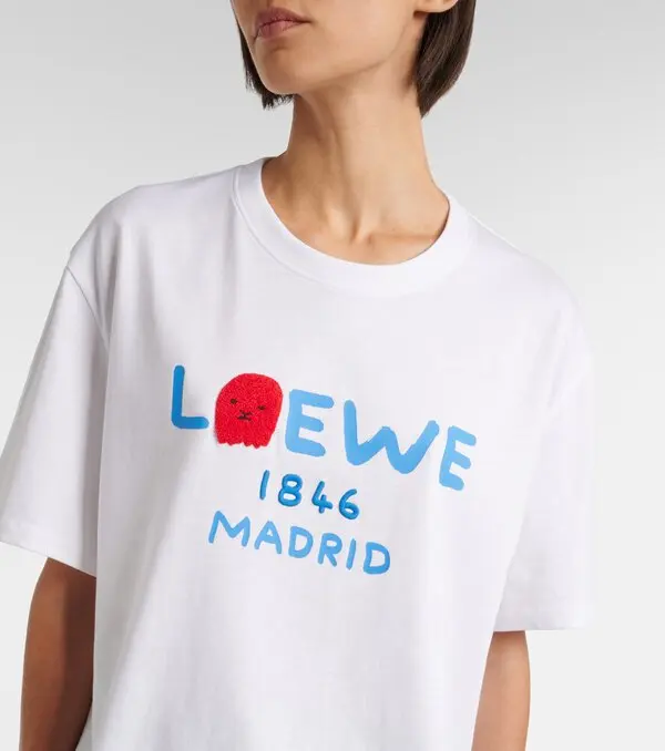 Loewe Logo Cotton Jersey T-shirt