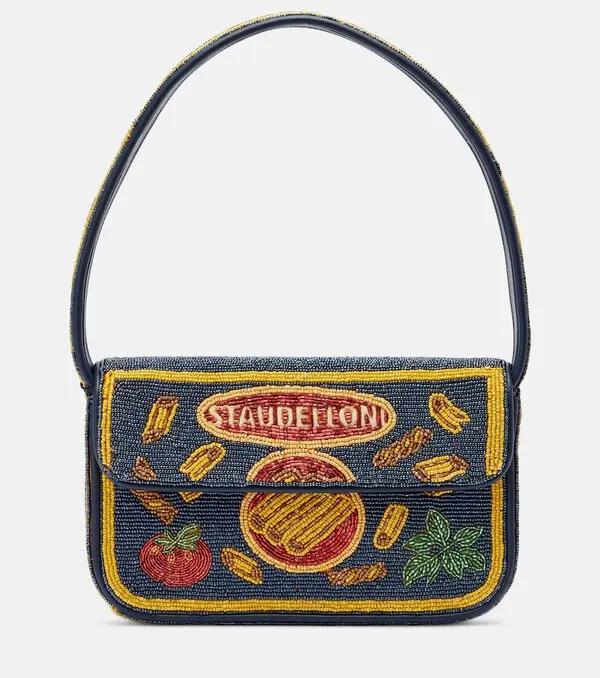 Staud Tommy Beaded Shoulder Bag - Multicoloured