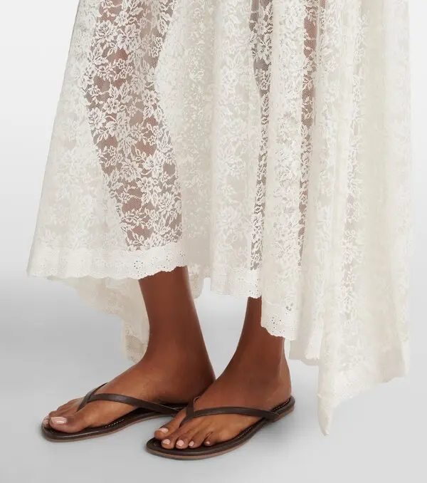 DÔEN Zinnia Asymmetric Lace Skirt