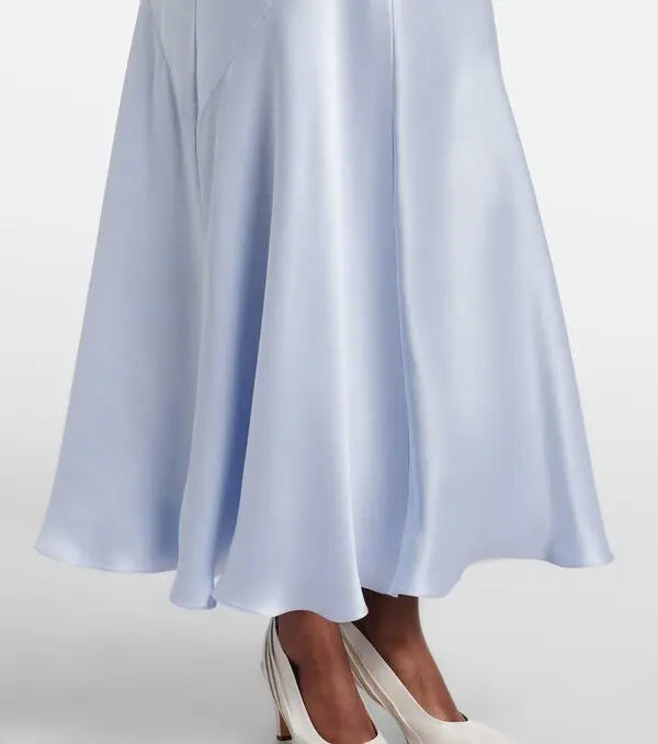 Gabriela Hearst Silk Satin Maxi Dress