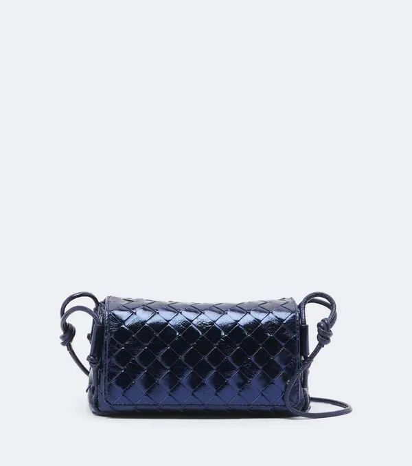 Bottega Veneta Notturno Intrecciato Bag - Blue