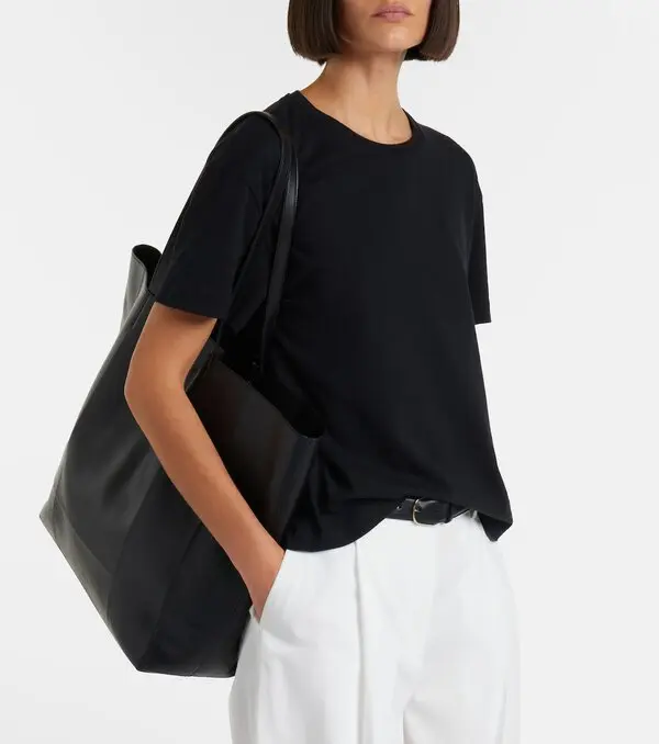 TOTEME Cotton Jersey T-shirt - Black