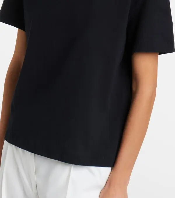 TOTEME Cotton Jersey T-shirt - Black